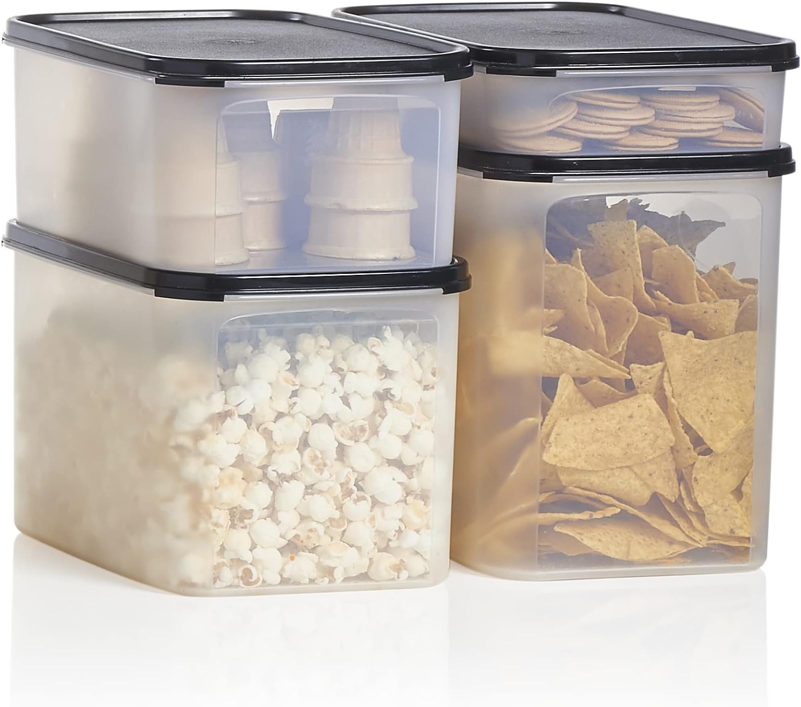 Amazon.com: Tupperware Rectangular Food Containers - Modular Mates Set ...