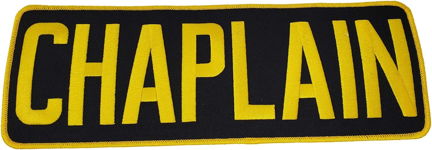 Amazon.com: Large Fire Police CHAPLAIN Uniform Shirt Jacket Back Patch ...