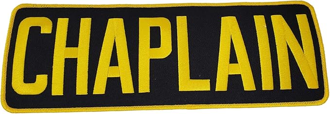 Amazon.com: Large Fire Police CHAPLAIN Uniform Shirt Jacket Back Patch ...