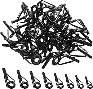 Amazon.com : 40pcs Fishing Rod Tip Repair Kit, Stainless Steel Fishing ...