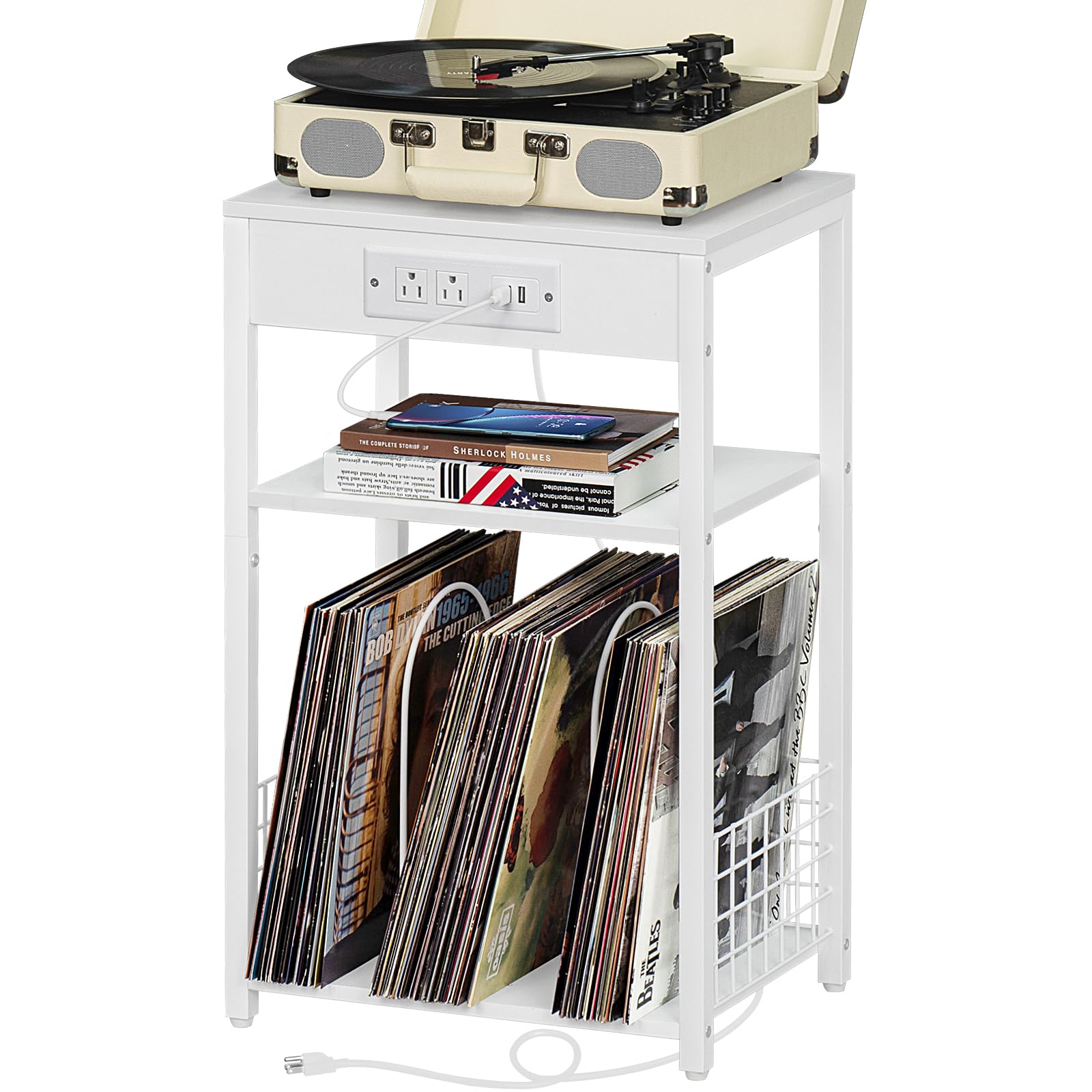 Snapklik.com : LELELINKY White Side Table