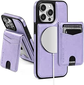 Amazon.com: SkyEagle Compatible with Magsafe 2 in 1 Detachable iPhone 15 Pro Max Wallet Case ...