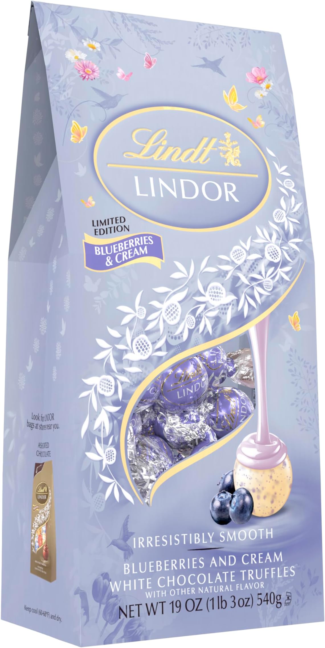 Amazon.com : Lindt Lindor Milk White Chocolate Truffles Matcha Limited ...