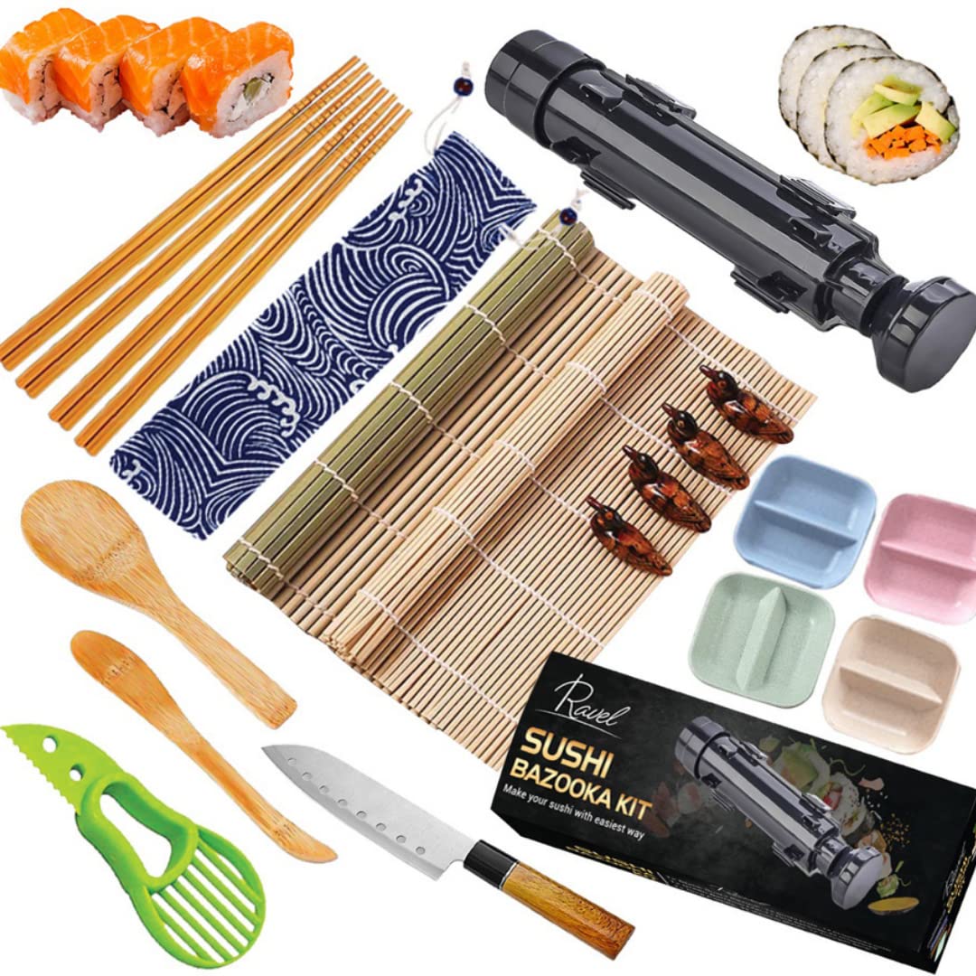 Amazon.com: Sushi Making Kit For Beginners – DIY ALL IN ONE Sushi Maker ...
