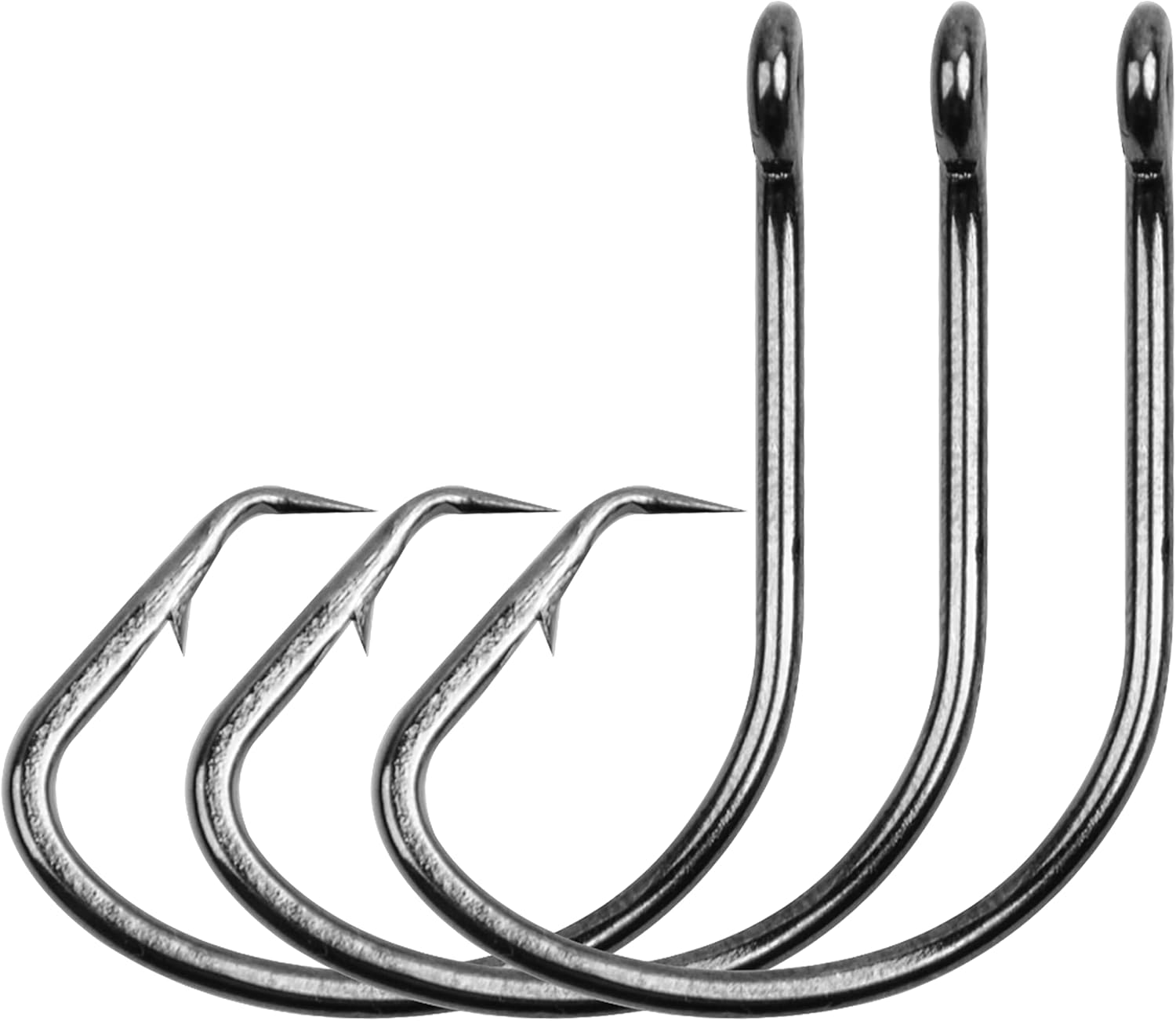 Amazon.com : Saltwater Circle Fishing Hooks, 100pcs Catfish Hooks ...