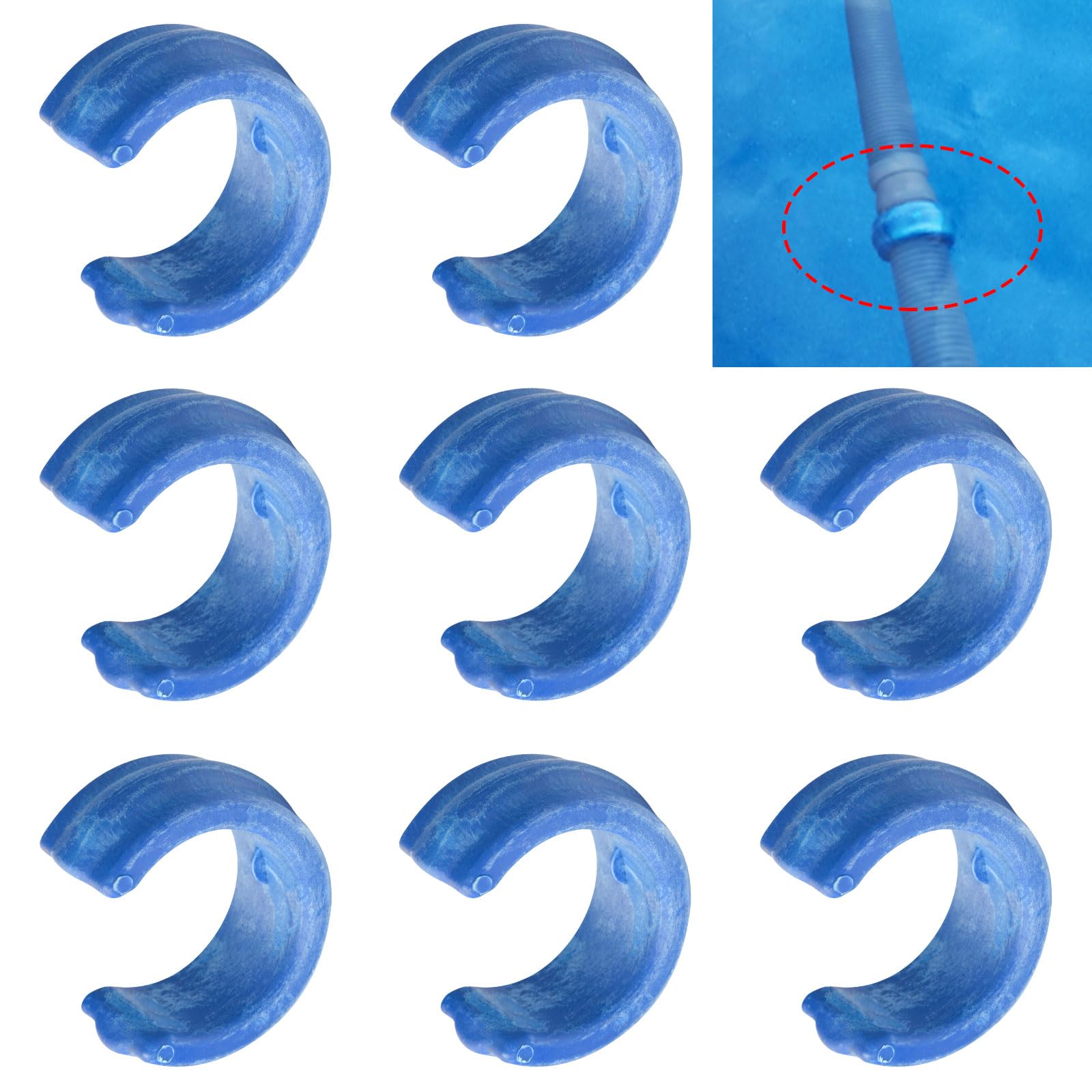 Amazon.com: 8 Pack Pool Cleaner Hose Weight Compatible with Zodiac ...
