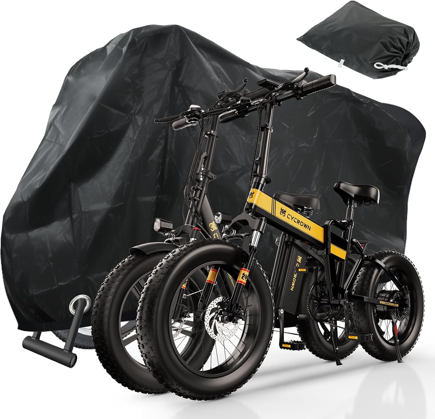 Amazon.com : Electric Bike Cover Thicken Oxford 210D, Wind Rain Sun UV ...