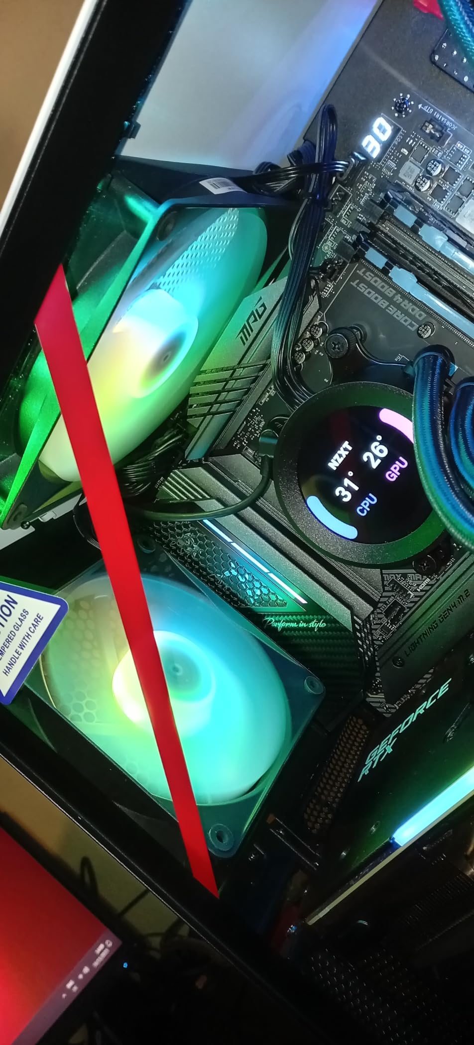 EZDIY-FAB ARGB LED Adapter for NZXT Fan, F120 AER RGB Fan, No NZXT CAM ...