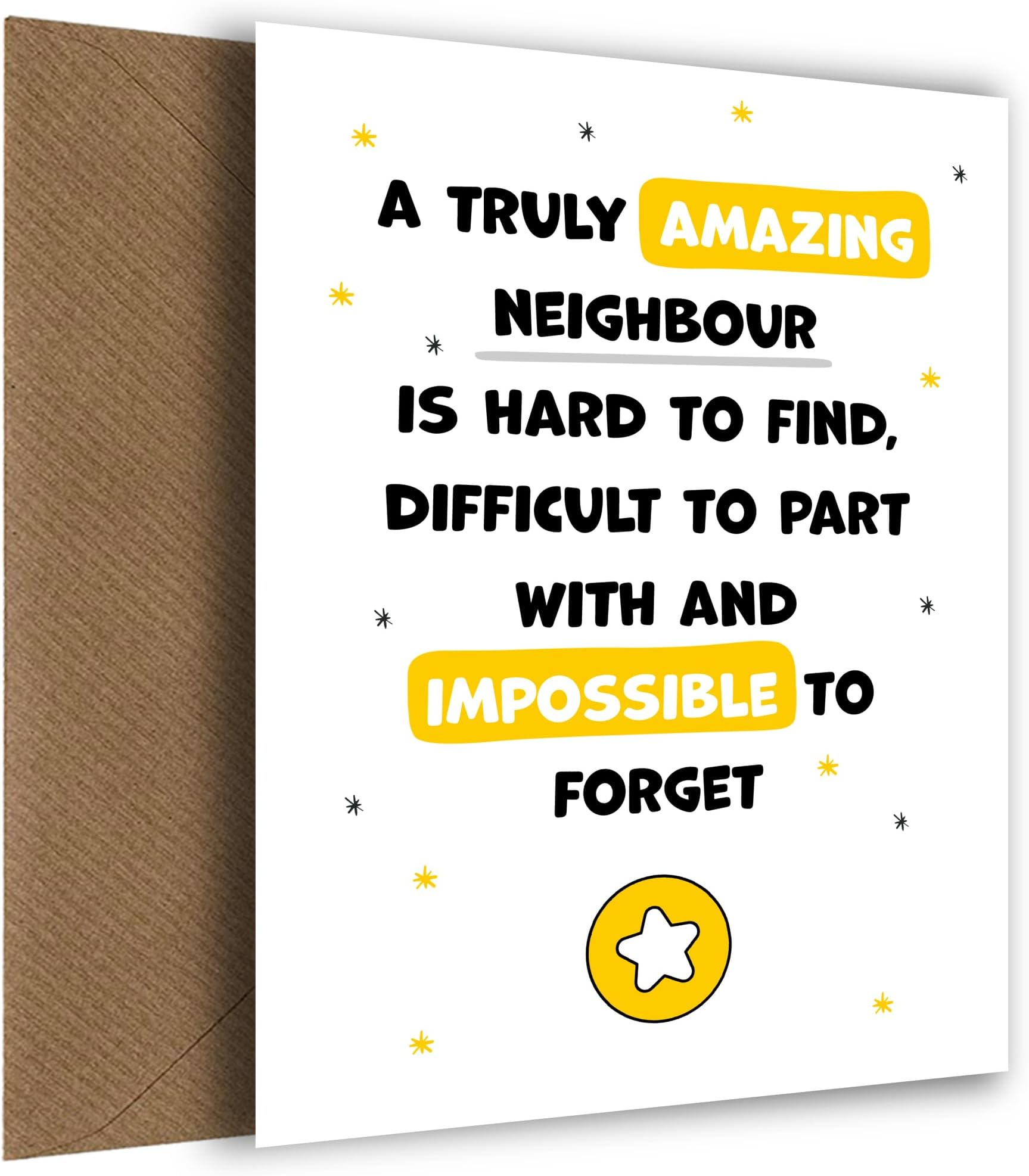 Thank You 'Neighbour' Poem Verse Greeting Card : Amazon.co.uk ...