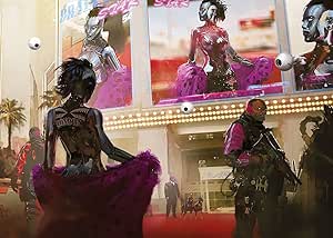 Amazon.com: Displate – Metal Poster - Cyberpunk 2077 - Concept Arts ...