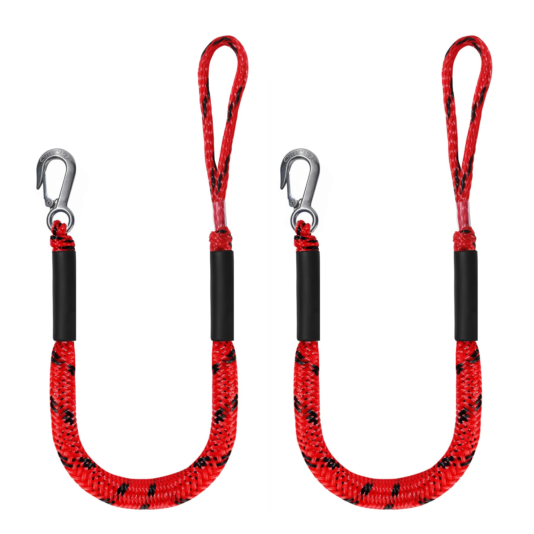 Snapklik.com : DockMoor Bungee Dock Lines For Boats Marine Mooring ...