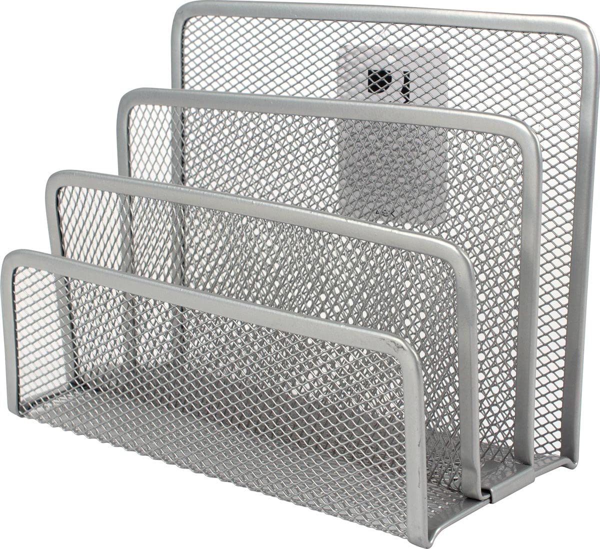 Desktop Mail Sorter Q-CONNECT Metal 3 Compartments Silver/Presentation ...