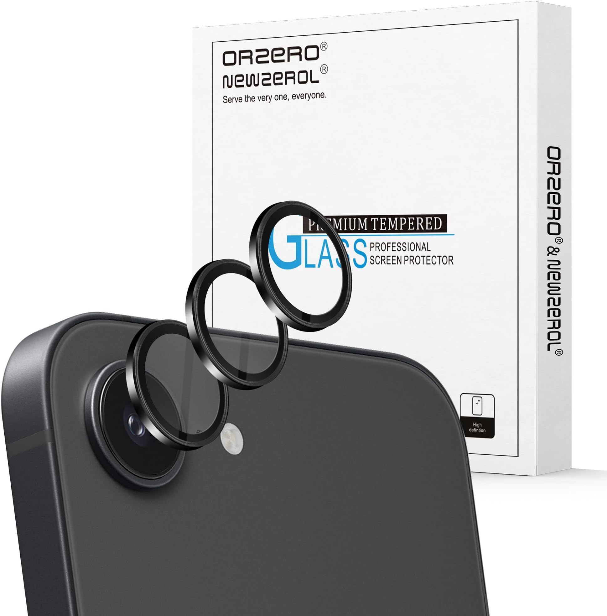 Amazon.com: Orzero (3 Pack) Camera Lens Protector Compatible for iPhone ...