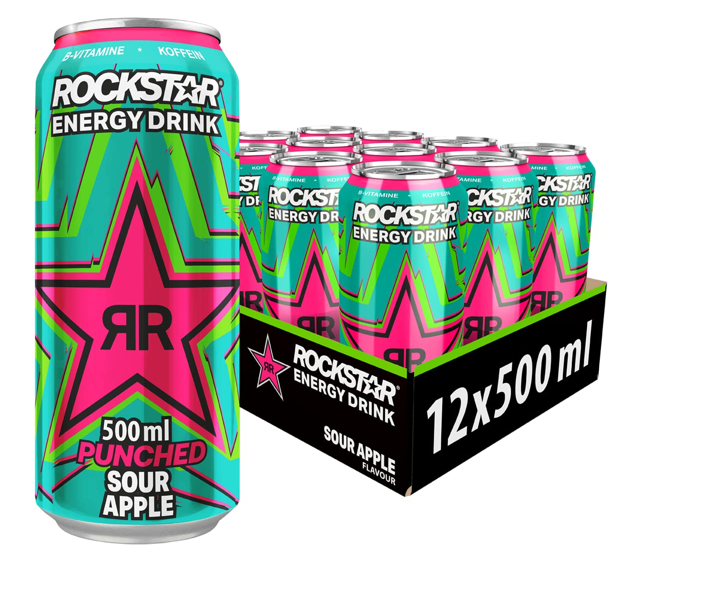 Rockstar Energy Drink Sour Apple - Saures, koffeinhaltiges ...
