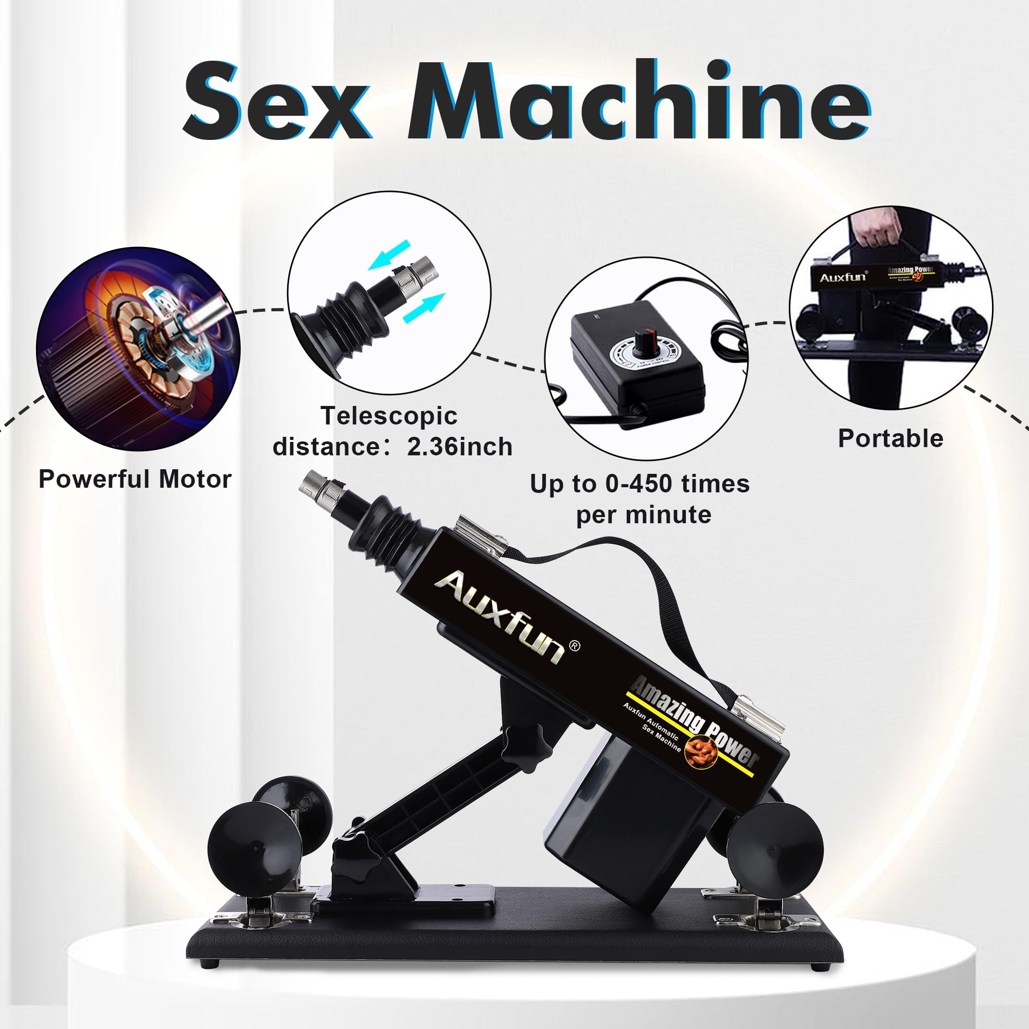 Snapklik.com : AUXFUN Sex Machine Thrusting Dildo Fuck Machine Juguetes ...
