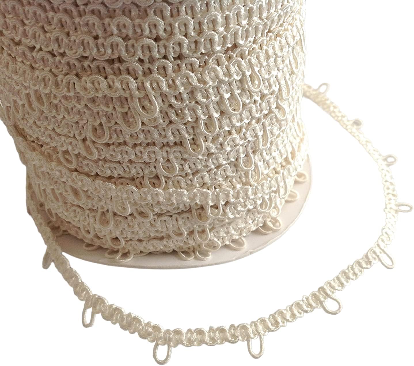Amazon.com: Bridal Button Loop Elastic Braid Trimming - 12 Yards - Many ...