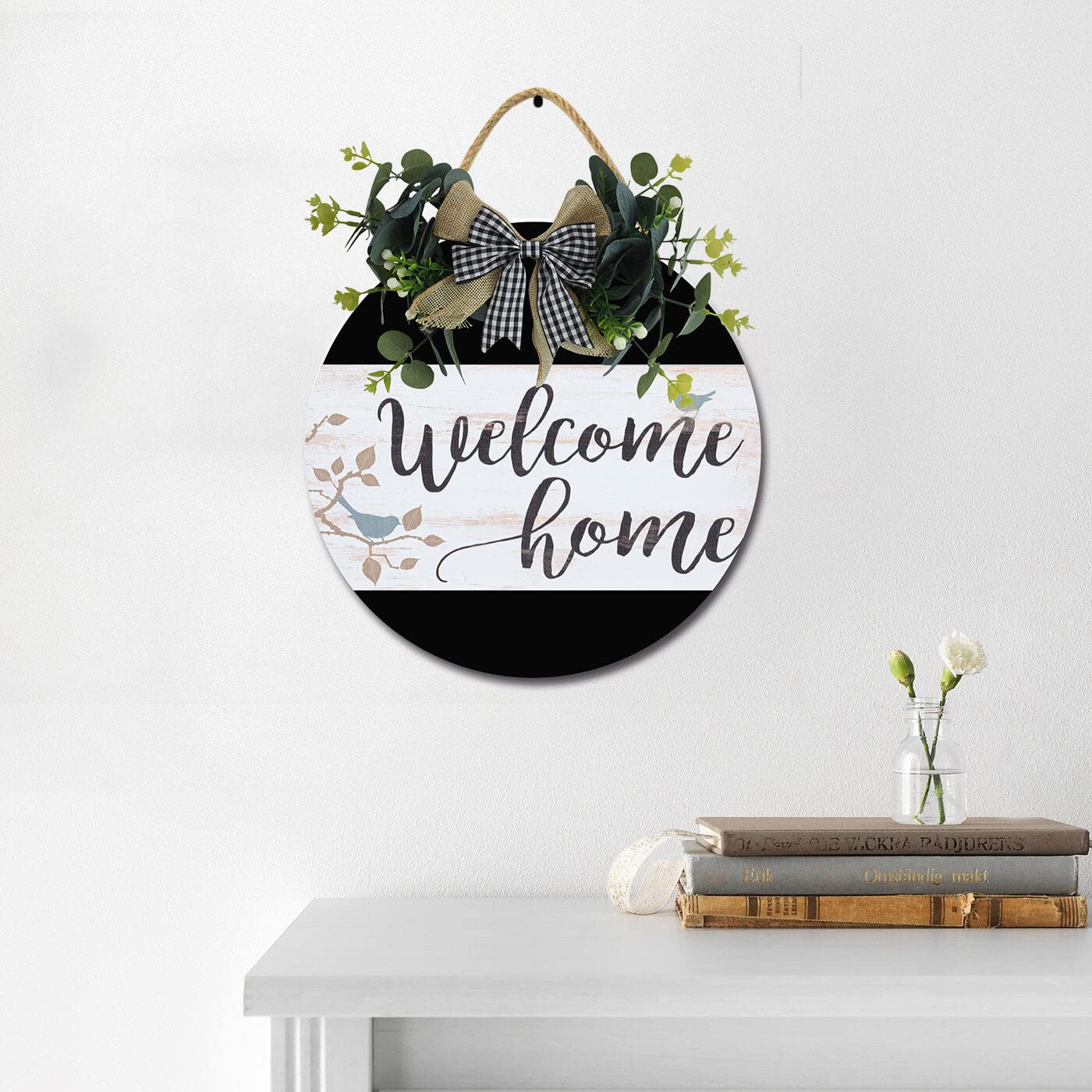 Willkommen Door Sign