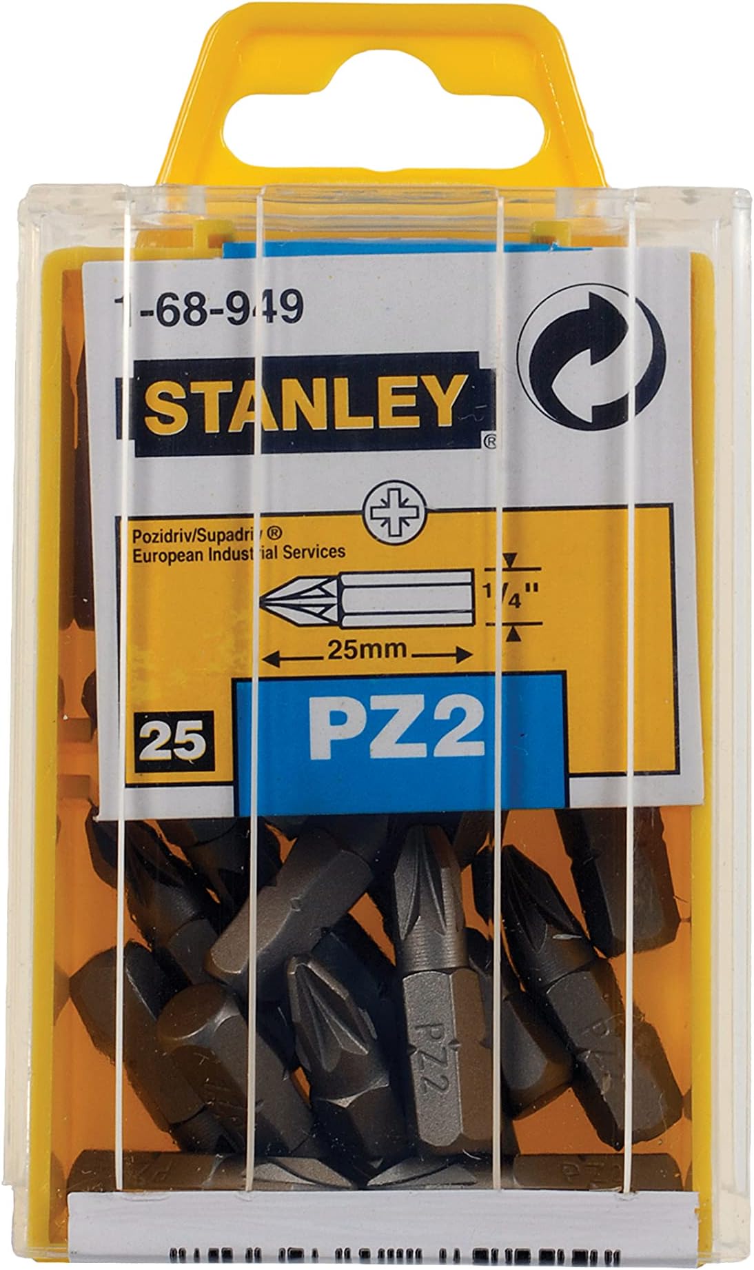 Stanley 1-13-902 Bit Set, 1/4 Drive, 61 Pieces : Amazon.co.uk: DIY & Tools
