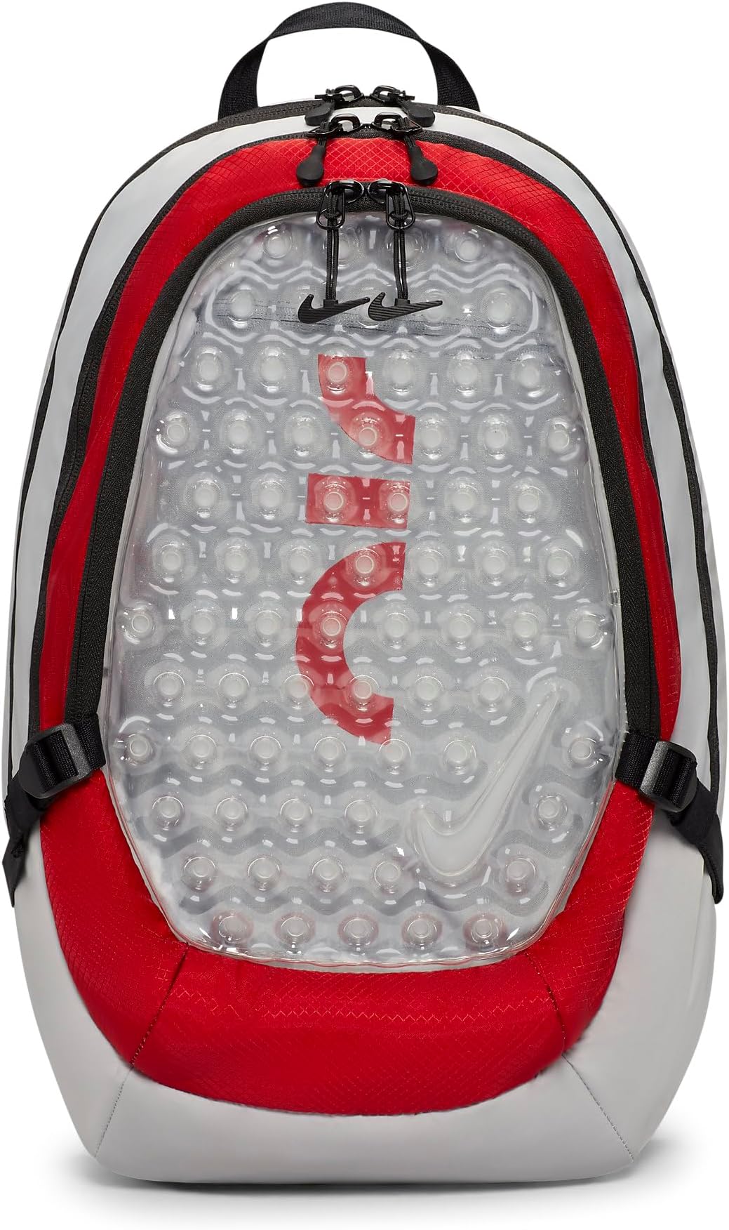 Amazon.com | Nike Adult Backpack Air Max Bubble (17L) Red Grey | Casual ...