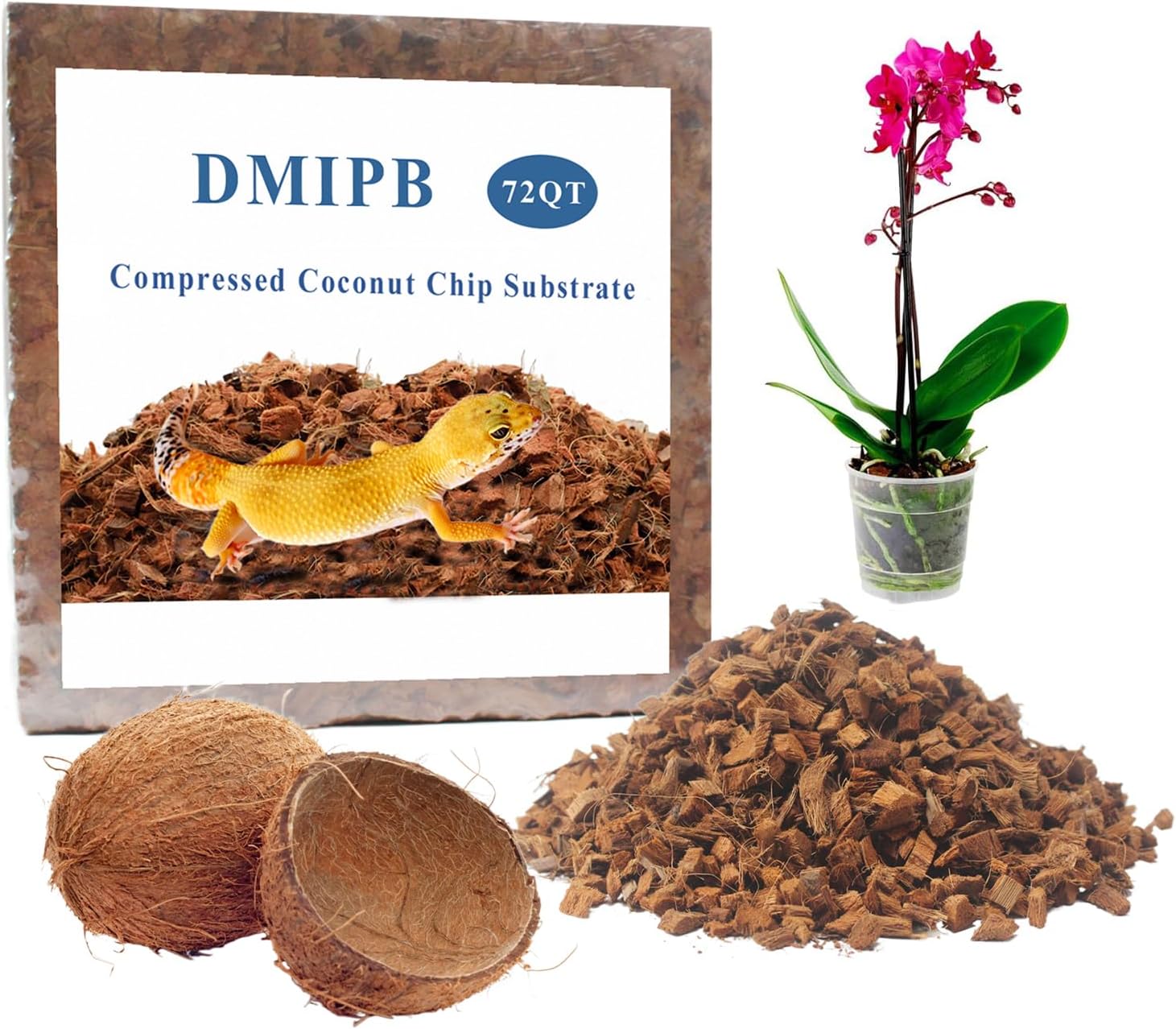 Amazon.com: DMIPB 10LB Compressed Coco Chips Substrate for Plants-100% ...