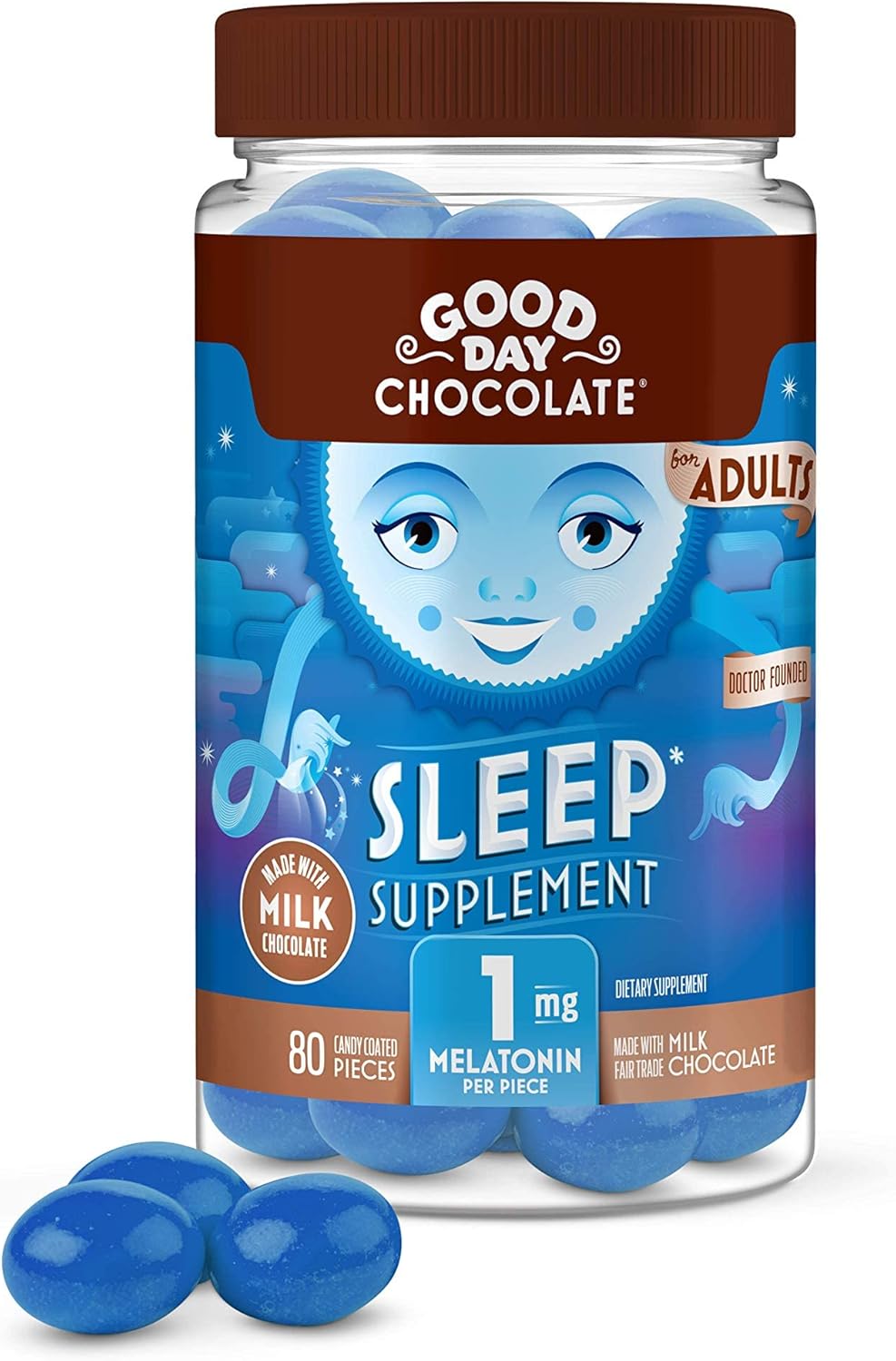 Amazon.com: Good Day Chocolate Natural Melatonin for Adults, Sleep Aid ...