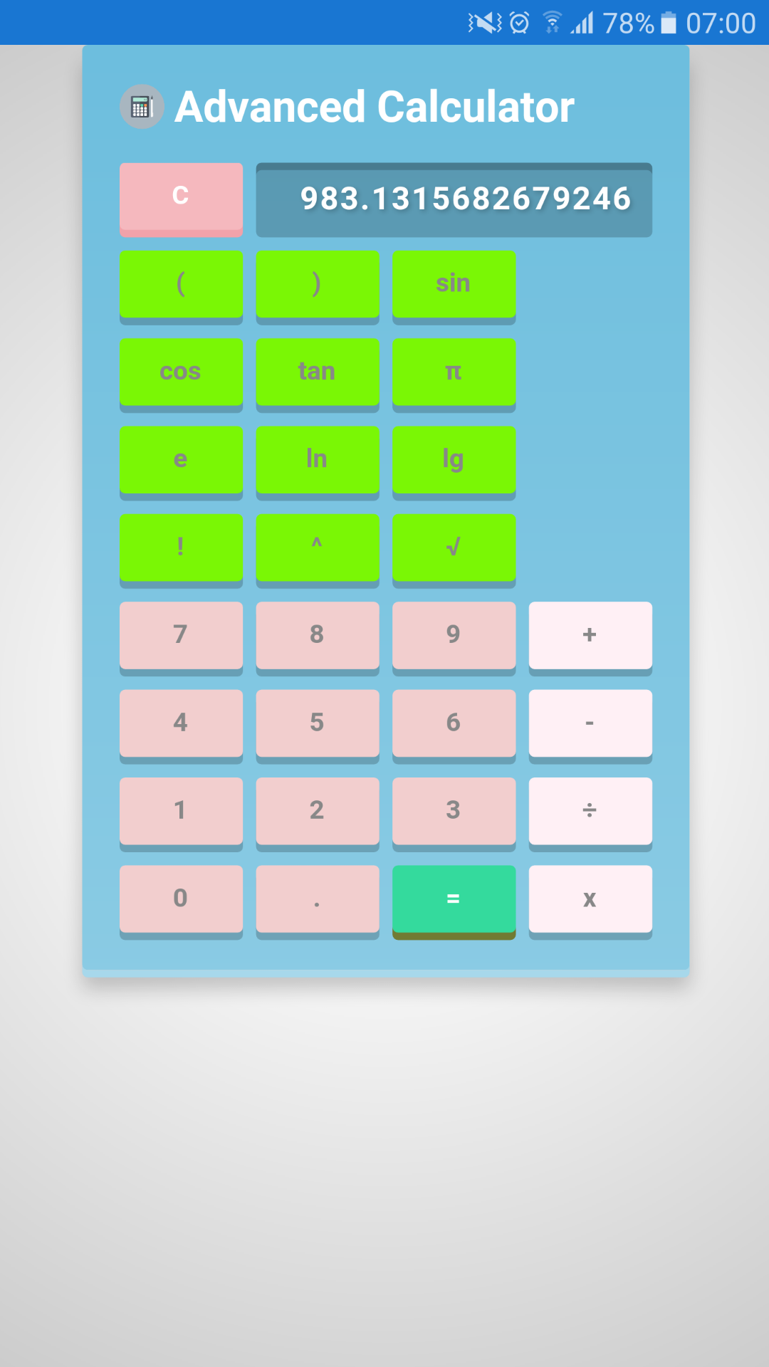 Advanced Calculator - App on Amazon Appstore