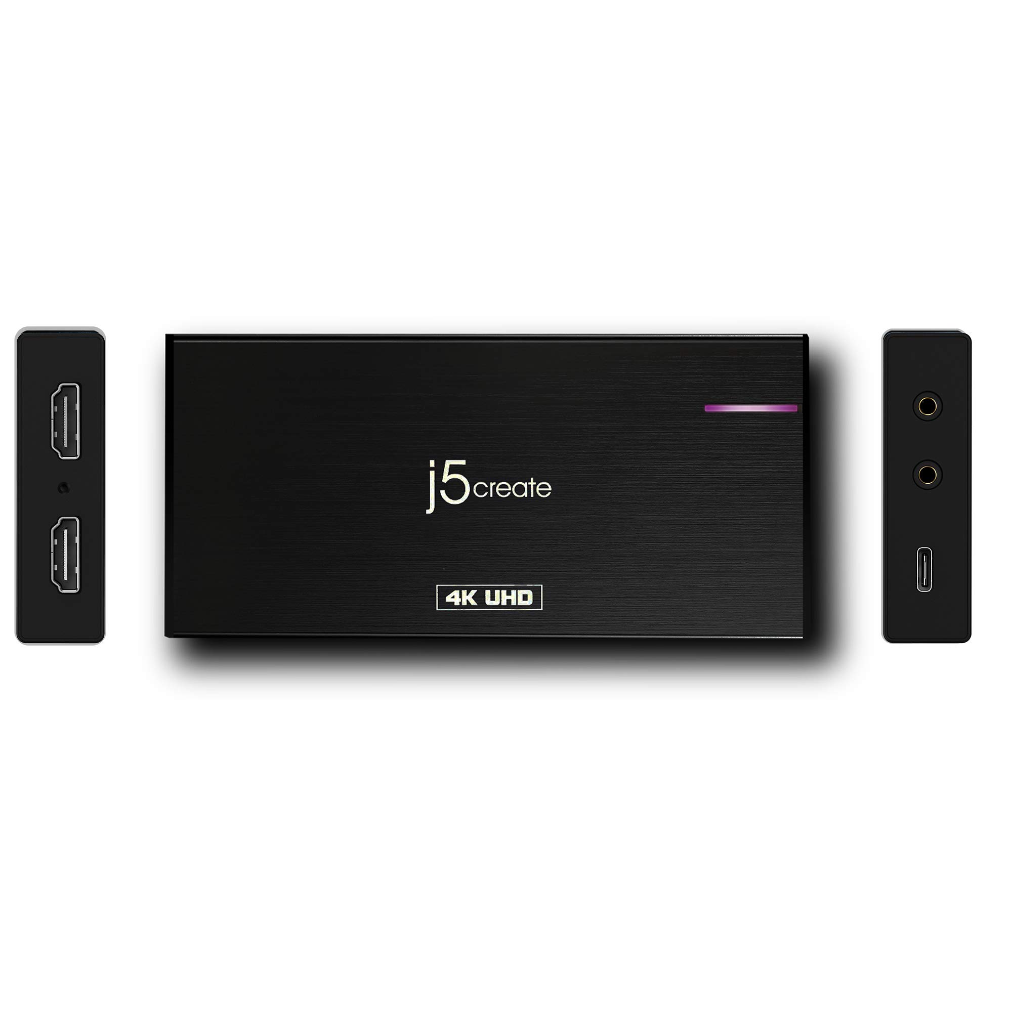 j5create HDMI Video Capture Card w/USB-C Port 3.5mm Aux and Mic in ...