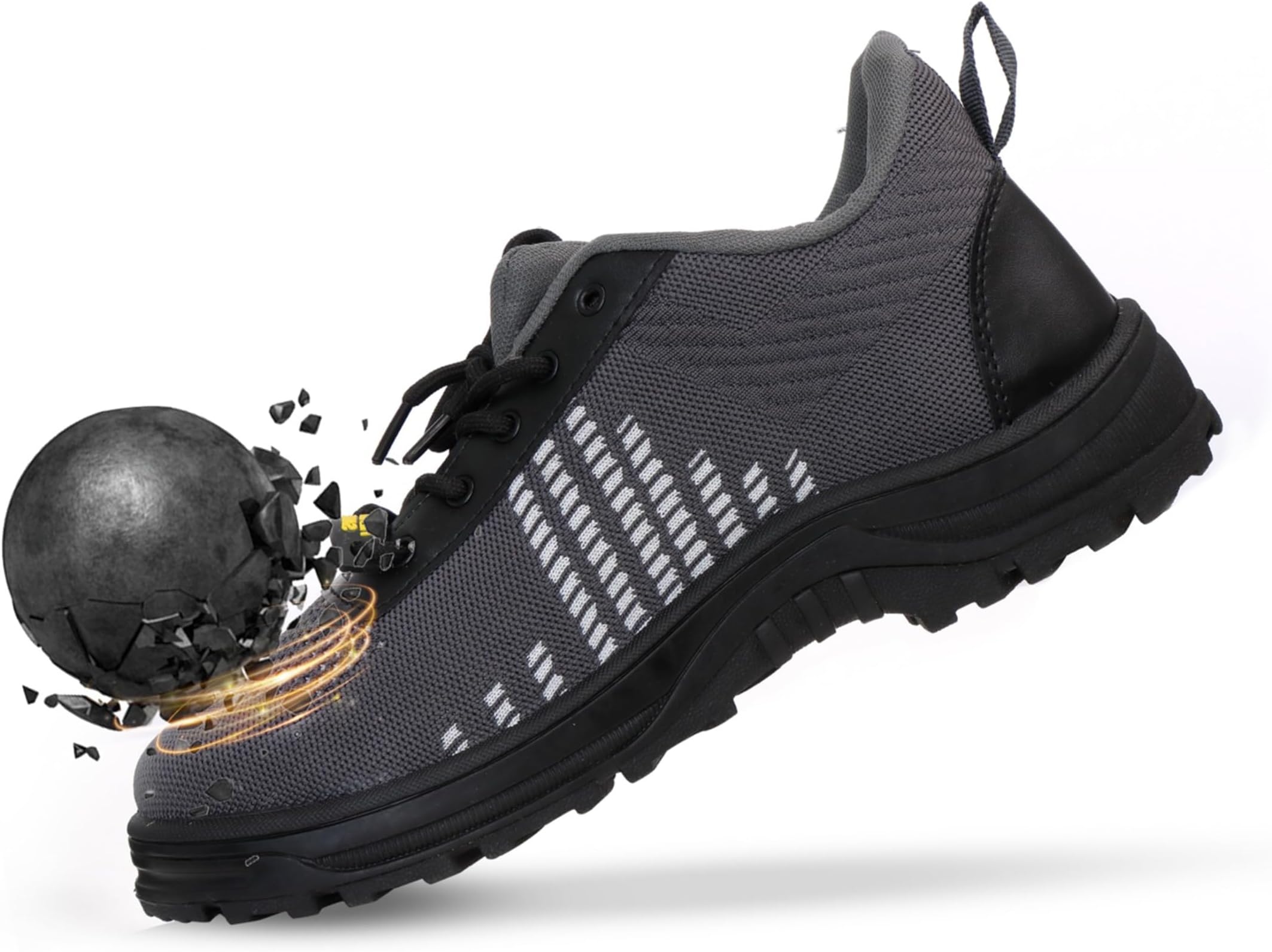 HEALTH SAFE Safety Shoes - 8 UK | Puncture-Resistant | Steel Toe Cap ...