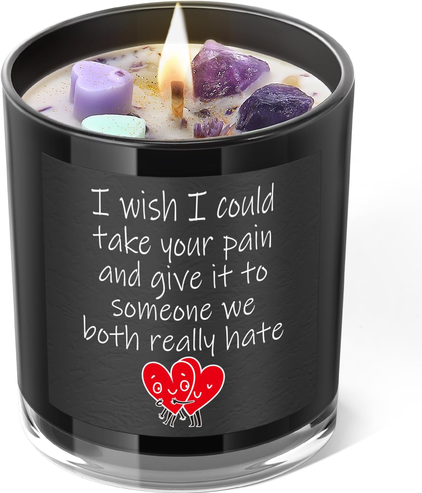 Amazon.com: Get Well Candle with Healing Crystals - Get Well Gifts for ...
