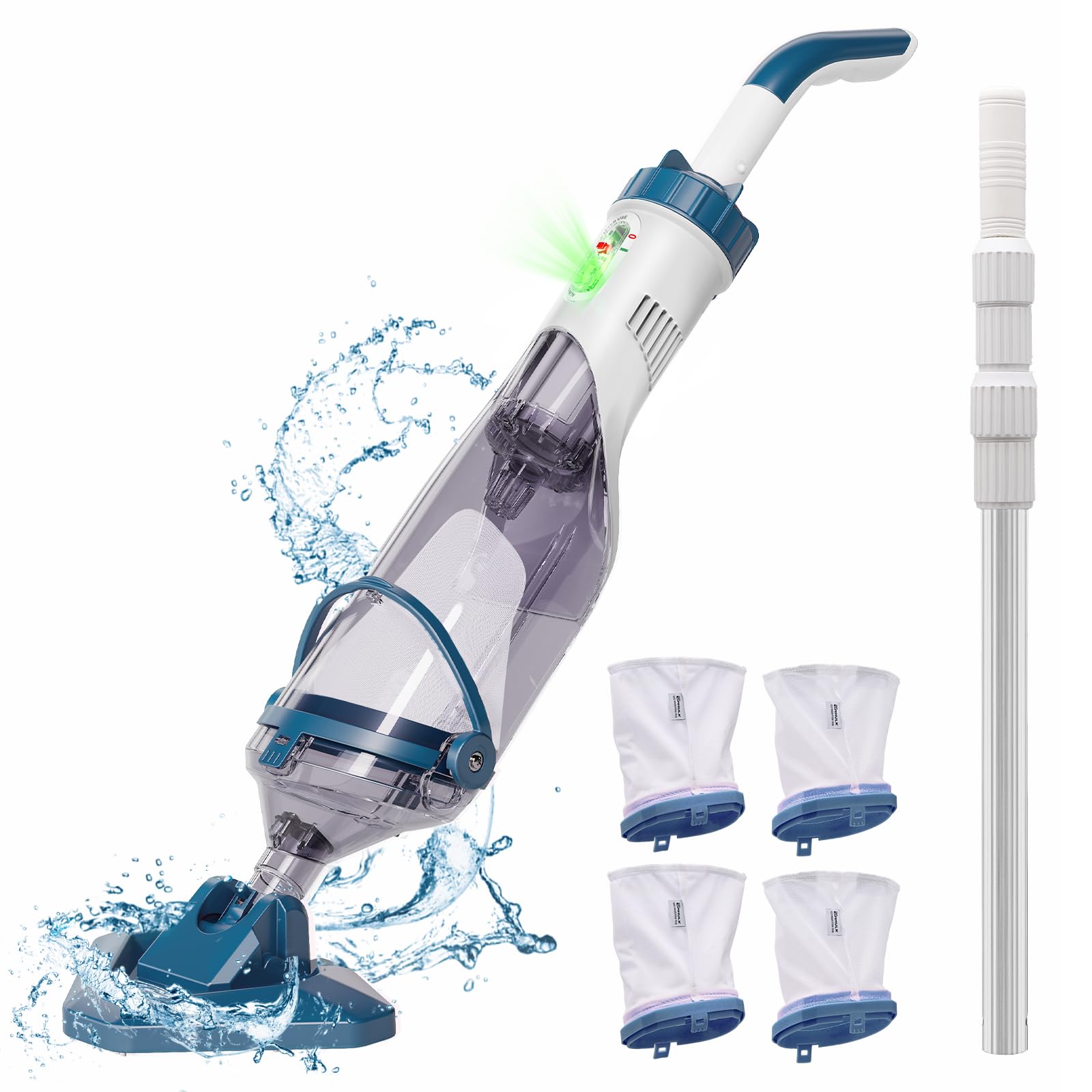 Enhulk Pool Vacuum for Above Ground Pool with a Telescopic Pole ...