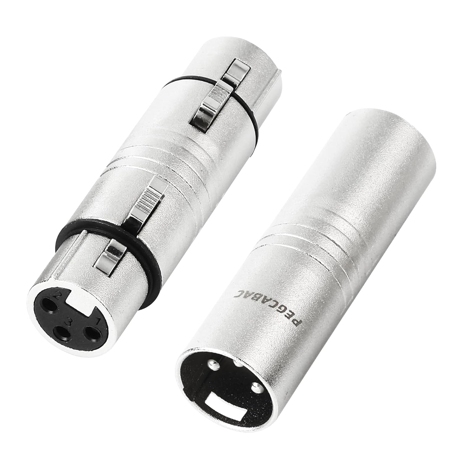 pegcabac XLR Adapter, 1-Pair XLR Male to Male & XLR Female to Female ...