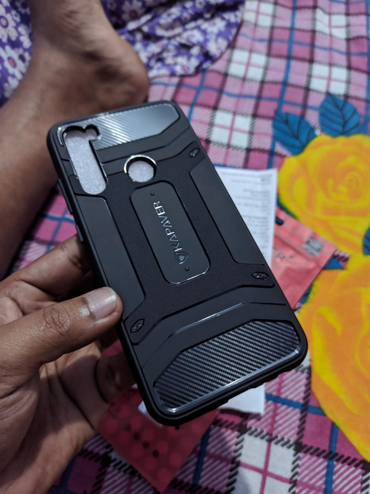 KAPAVER ® Rugged Armor TPU Back Cover Case for Xiaomi Redmi Note 8 ...