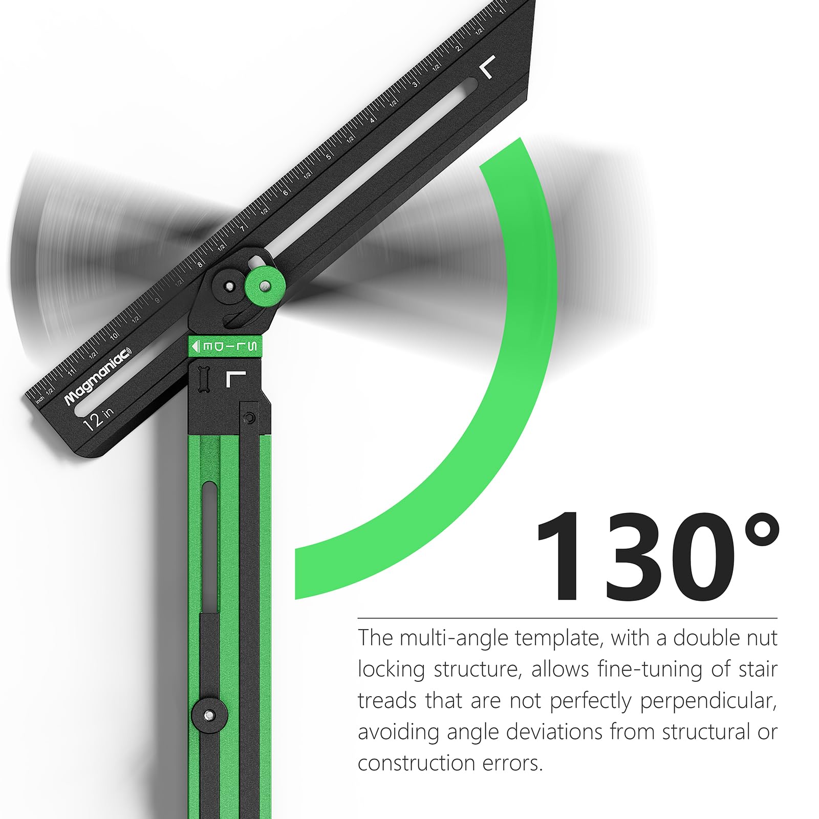 Snapklik.com : Magmaniac Stair Tread Template Tool Dual Nut Stair Tread ...
