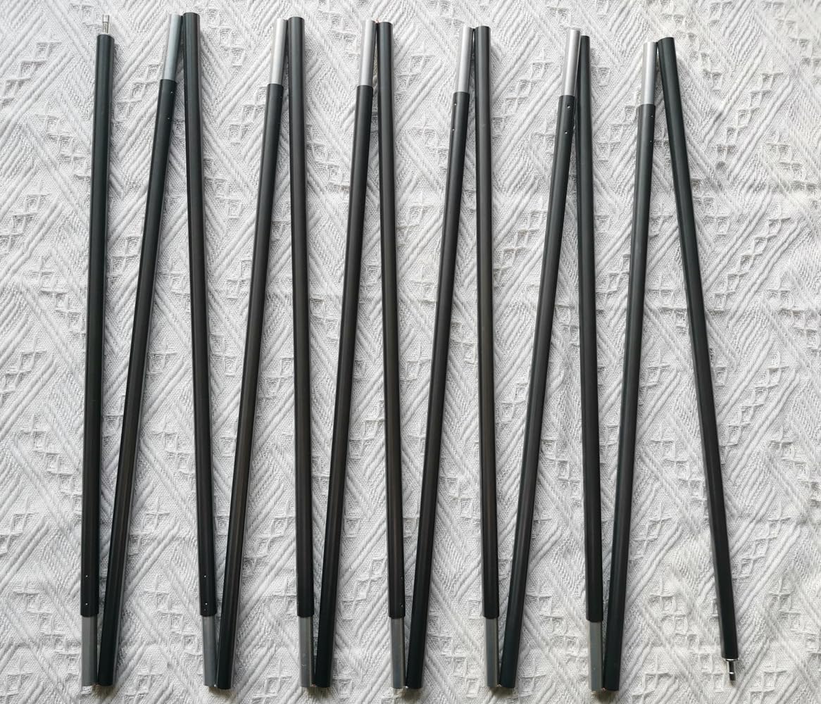 Amazon.com : Aluminum Tent Poles Replacement Accessories 13mm Tent Rod ...