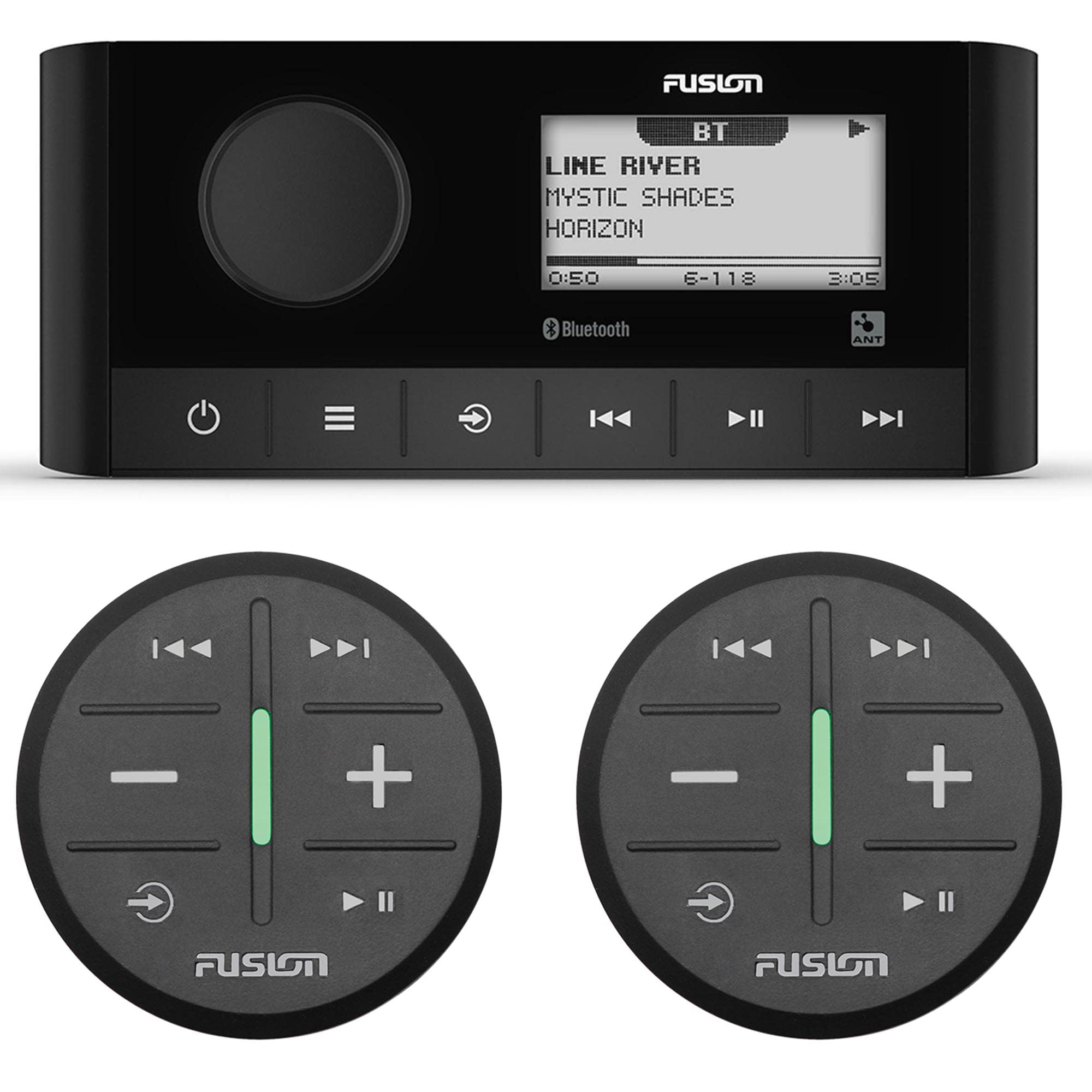 Amazon.com: Fusion MS-RA60 Marine Stereo with 2 Fusion ARX70B Wireless ...