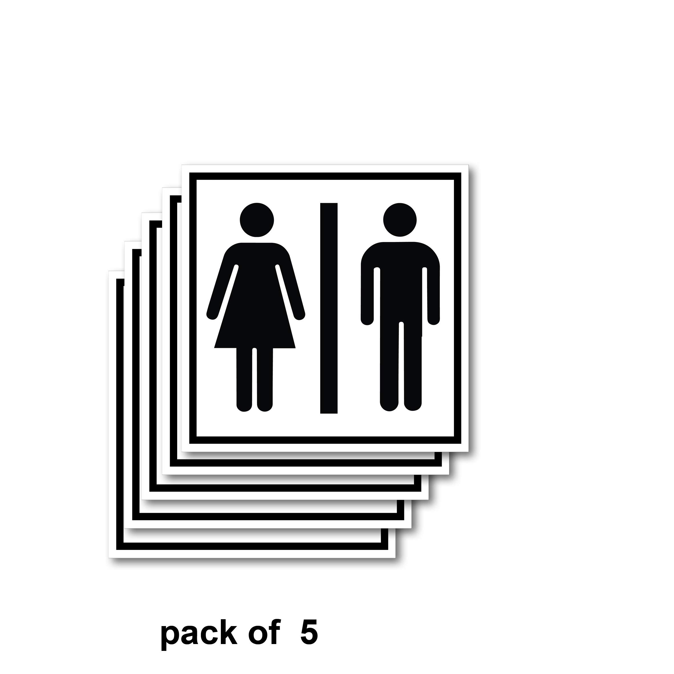 Buy 999Store restroom signage office supplies sunboard Restroom toilet ...