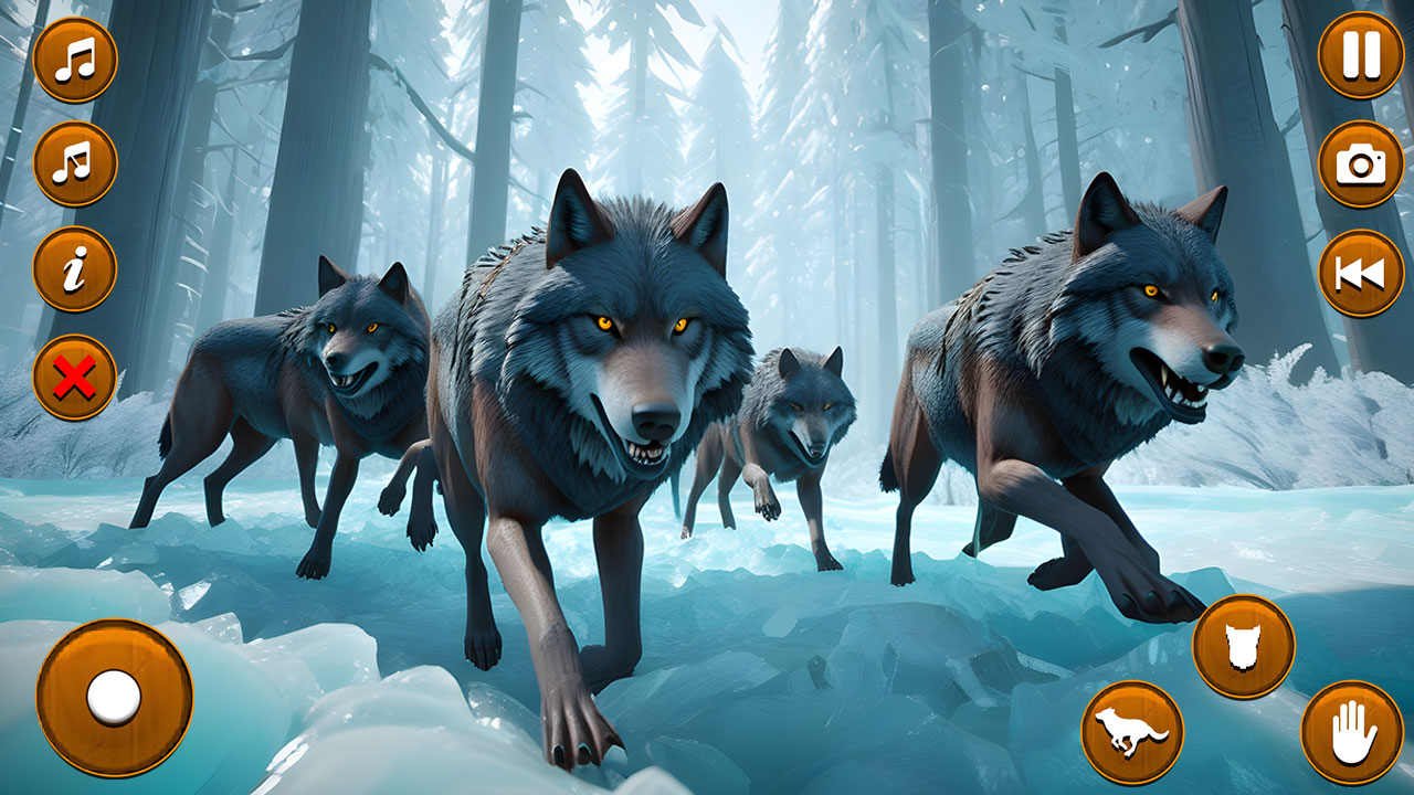 Wild Wolf Simulator Animal Games 2024: Ultimate Wolf Quest Attack ...