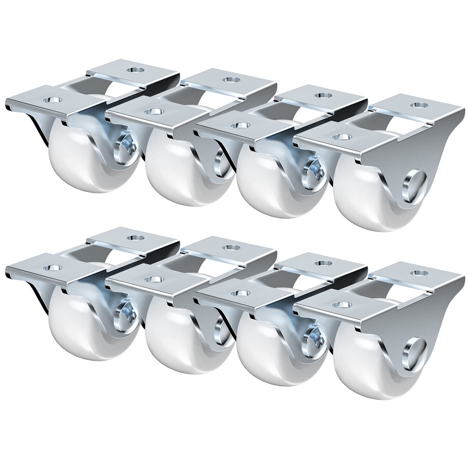 8 PCS 25MM Castors,Wheels for Furniture : Amazon.co.uk: DIY & Tools