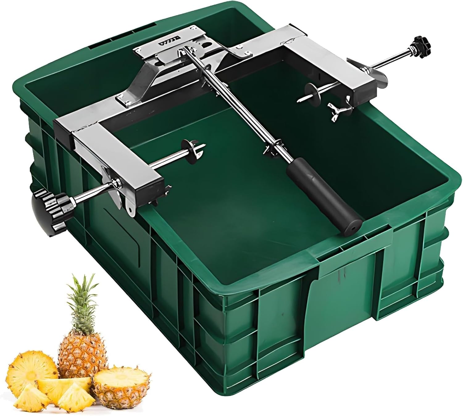 Amazon.com: Manual Pineapple Peeling Machine, Fruit Pineapple Peeler ...