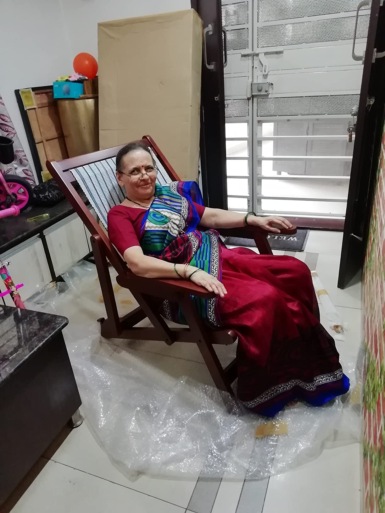 RUBCO Easy Chair Easy Chair with Arm Rest Living Room Chair Pre ...