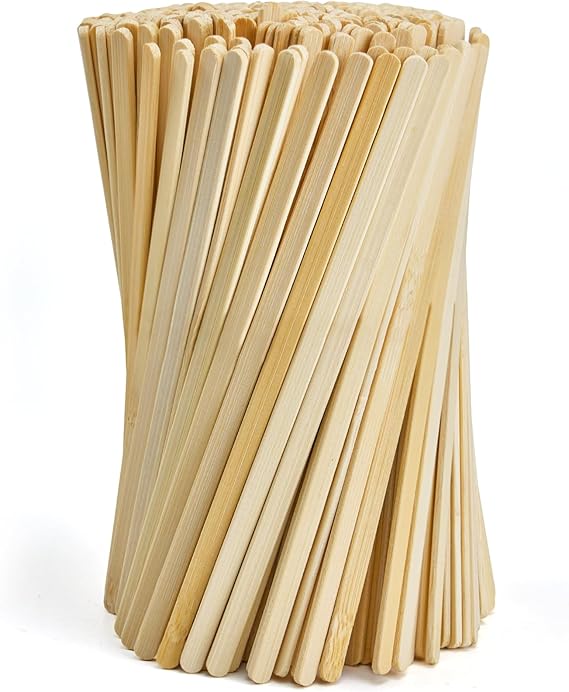 Amazon.com | Bamboo Coffee Stirrers, 250 Count of Disposable Coffee ...