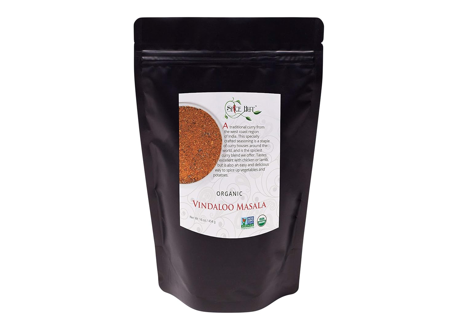 Amazon.com : Spice Hut - Organic Vindaloo Masala Powder, No Salt ...