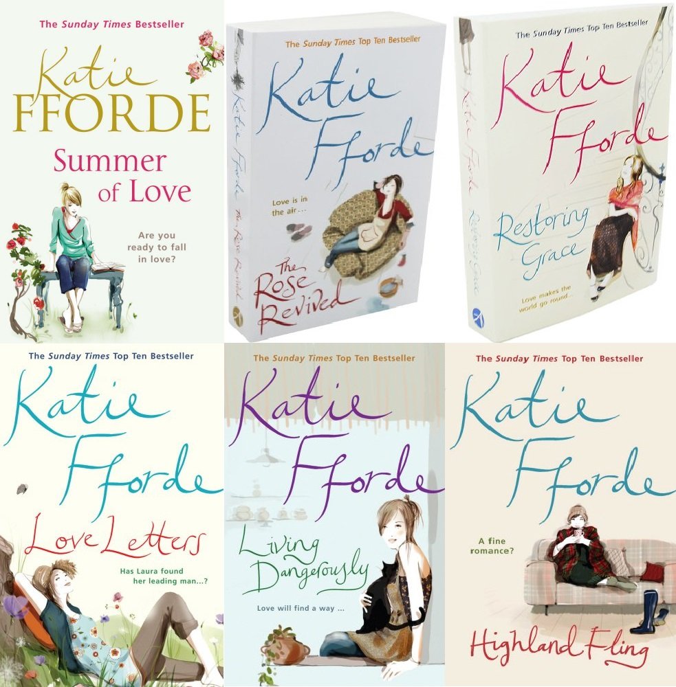KATIE FFORDE 6 BOOK SET COLLECTION SUMMER OF LOVE, THE ROSE REVIVED ...