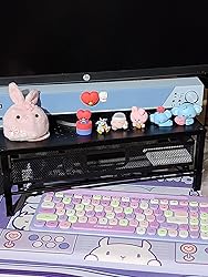 Amazon.com: Metal Computer Monitor Stand for Desk,Monitor Riser with ...