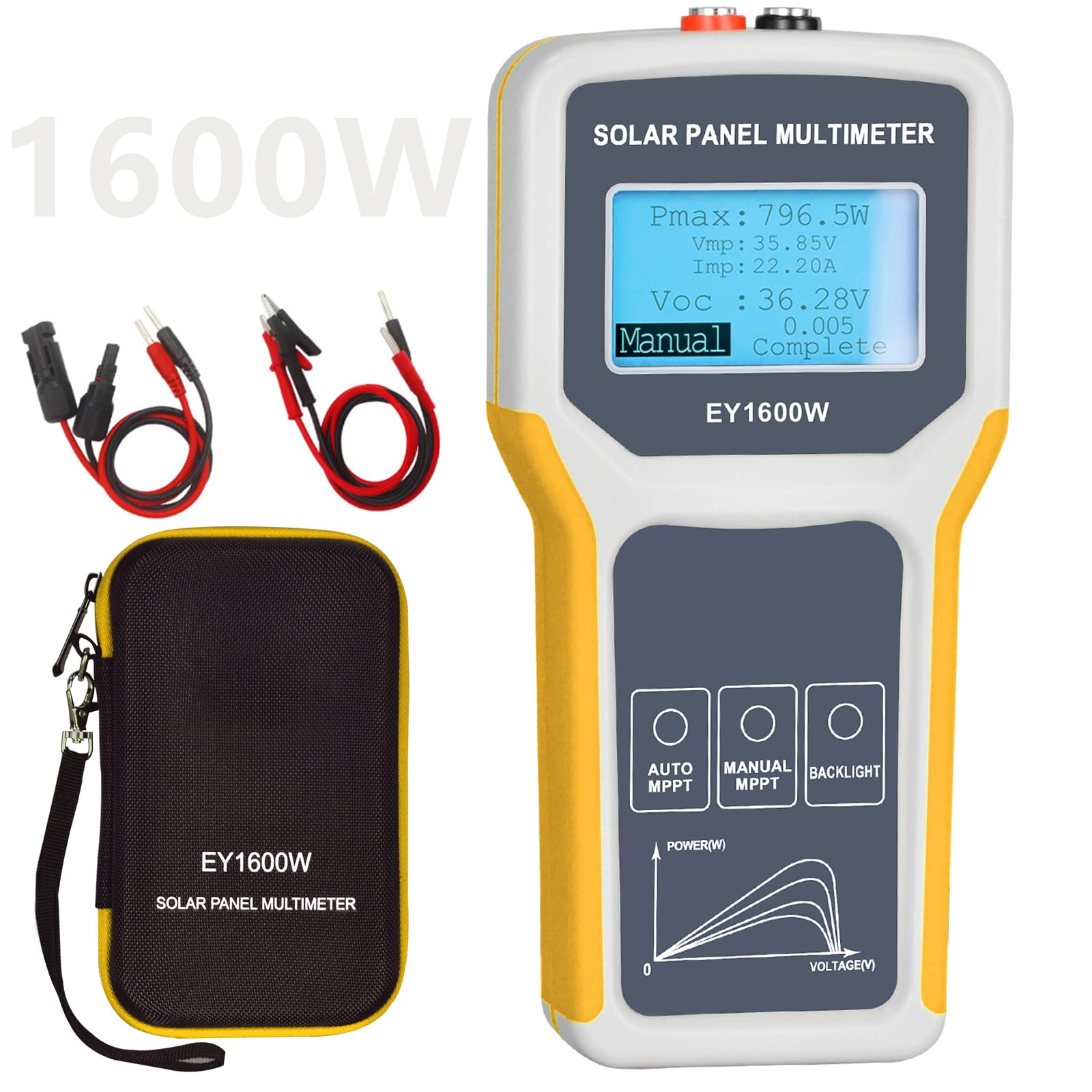 Snapklik.com : Solar Panel MPPT Tester 1600W, AIMOEST Photovoltaic ...