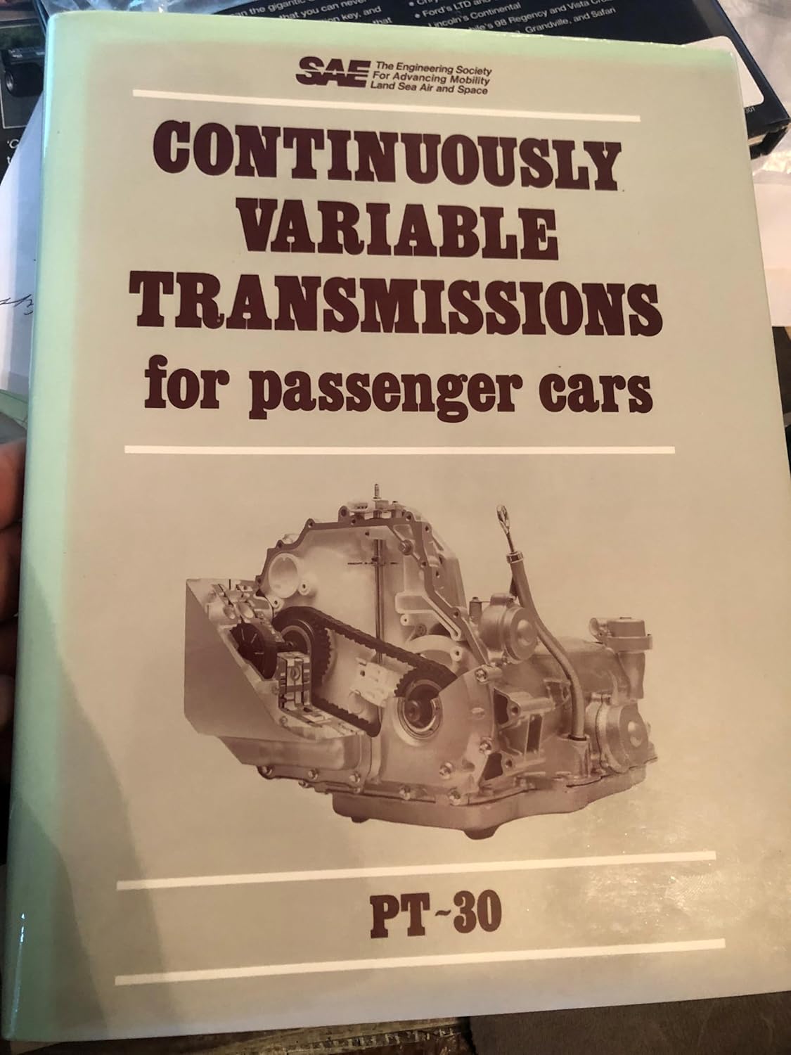 Continuously Variable Transmissions for Passenger Cars: Selected Papers ...