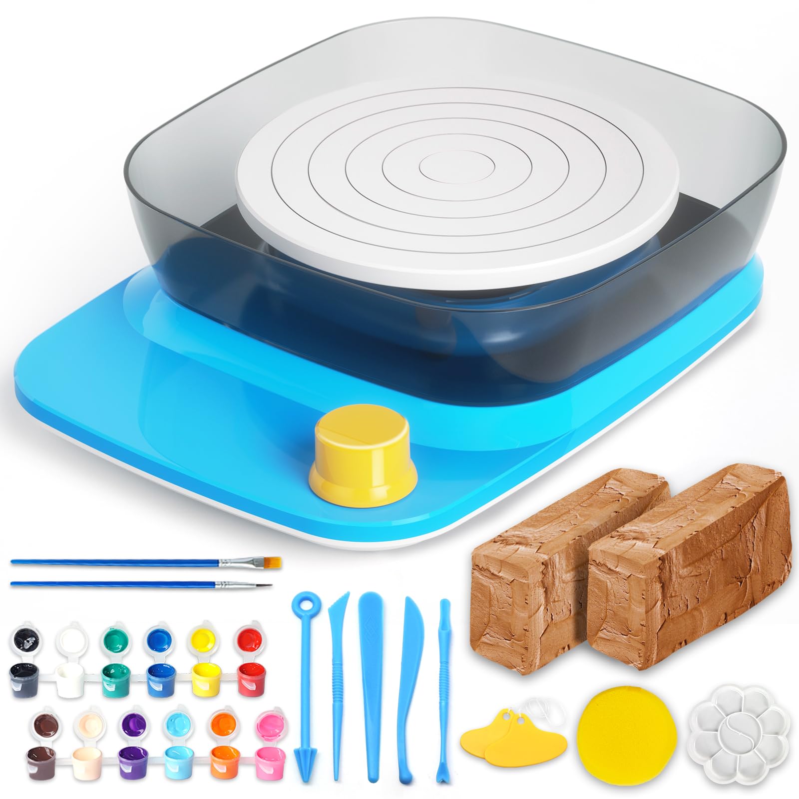 Snapklik.com : Catcrafter Complete Pottery Wheel For Kids, Teens ...