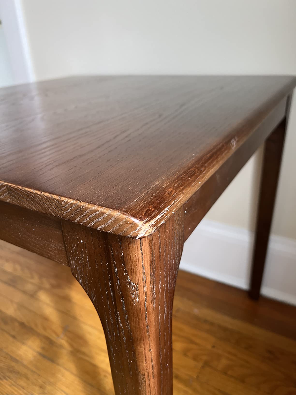 Amazon.com - MU RONG Small Solid U.S.A Oak Walnut Color Square Dining ...