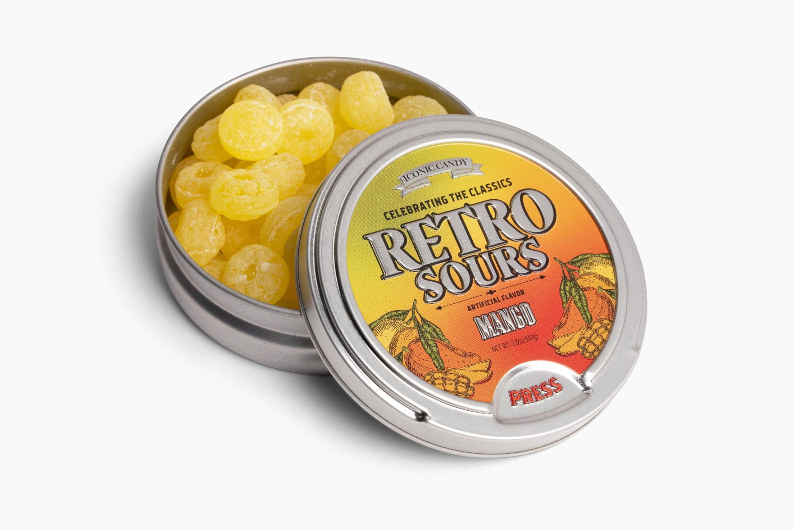 Amazon.com : Retro Sours | Hard Tangy Candy | Brought To You By Iconic ...