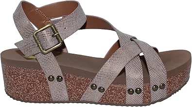Amazon.com | VOLATILE Women's Sandcastle Wedge Sandal | Platforms & Wedges